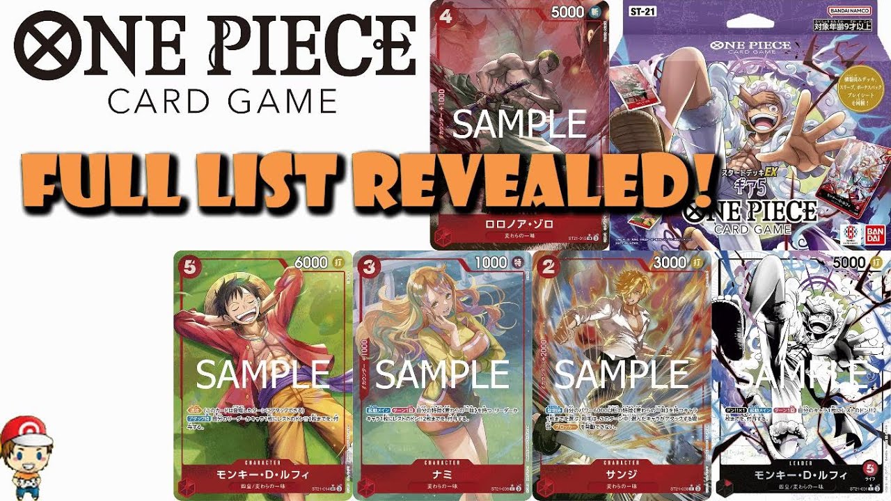 COMPLETE ST-21 Set List Revealed! Every Card! Every Secret Rare! Looks ...