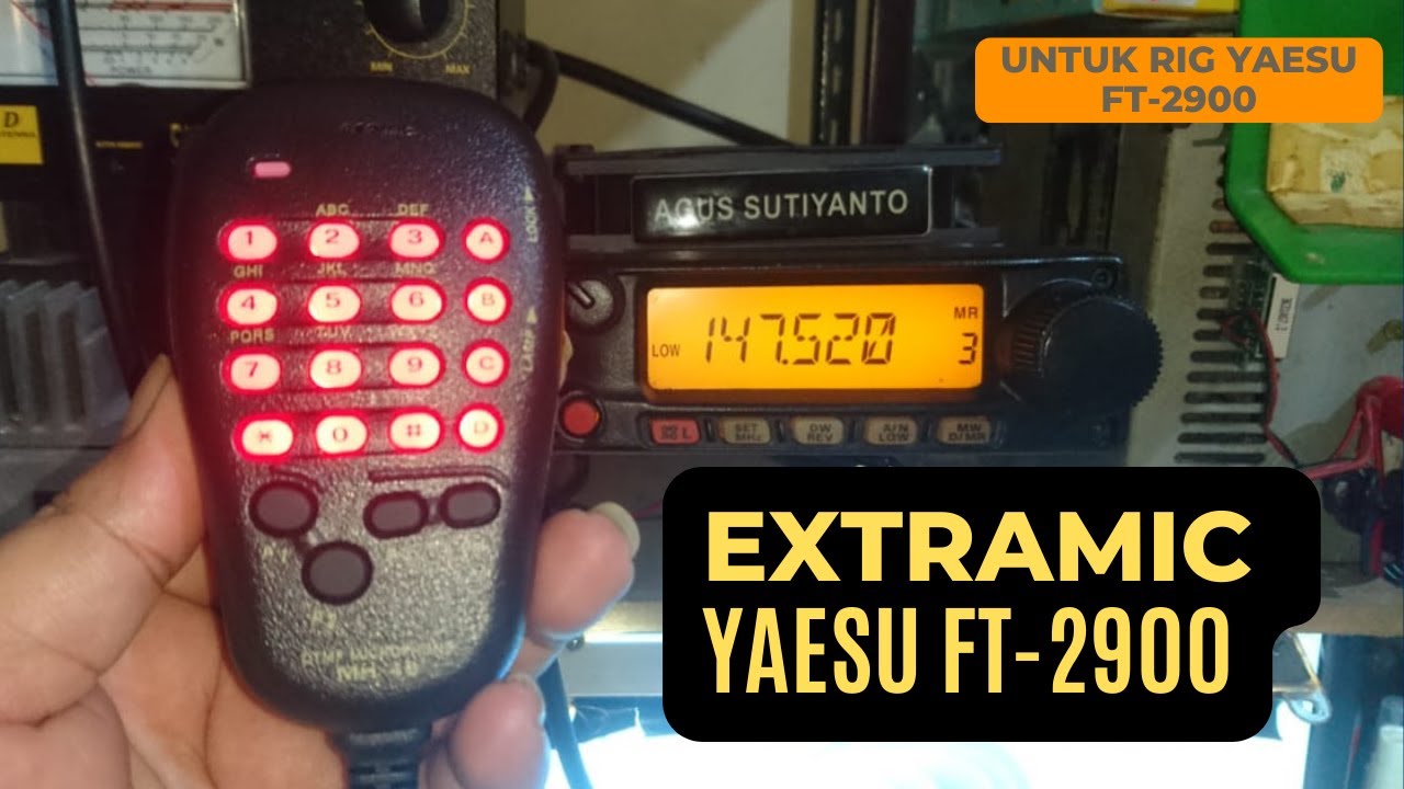 REVIEW EXTRAMIC YAESU FT-2900 - YouTube