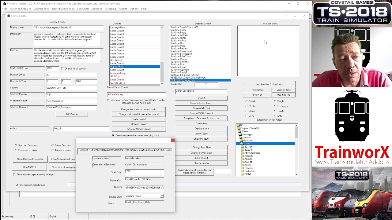 TwX Tutorial | Replacing engines with RW-Tools - YouTube