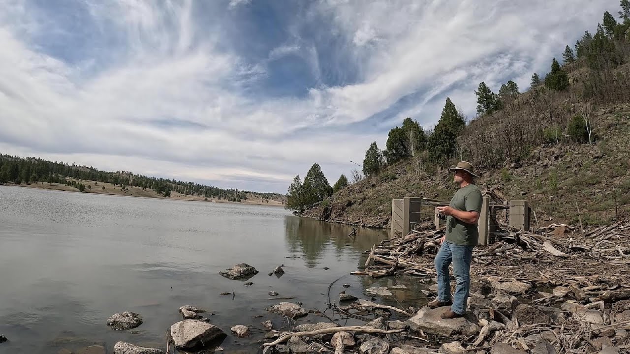Snow Lake in the Gila National Forest (NM) - Catch and cook - YouTube
