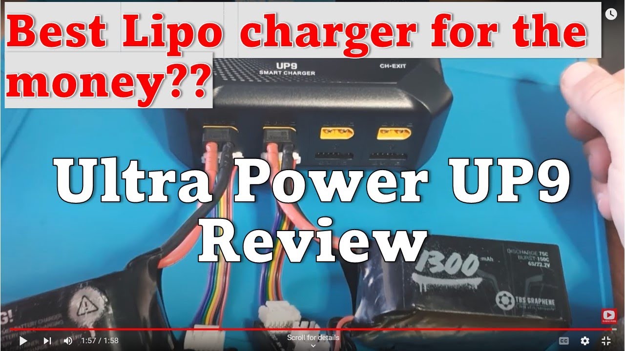 Ultra Power UP 9 | Awesome Lipo Charger Review! - YouTube