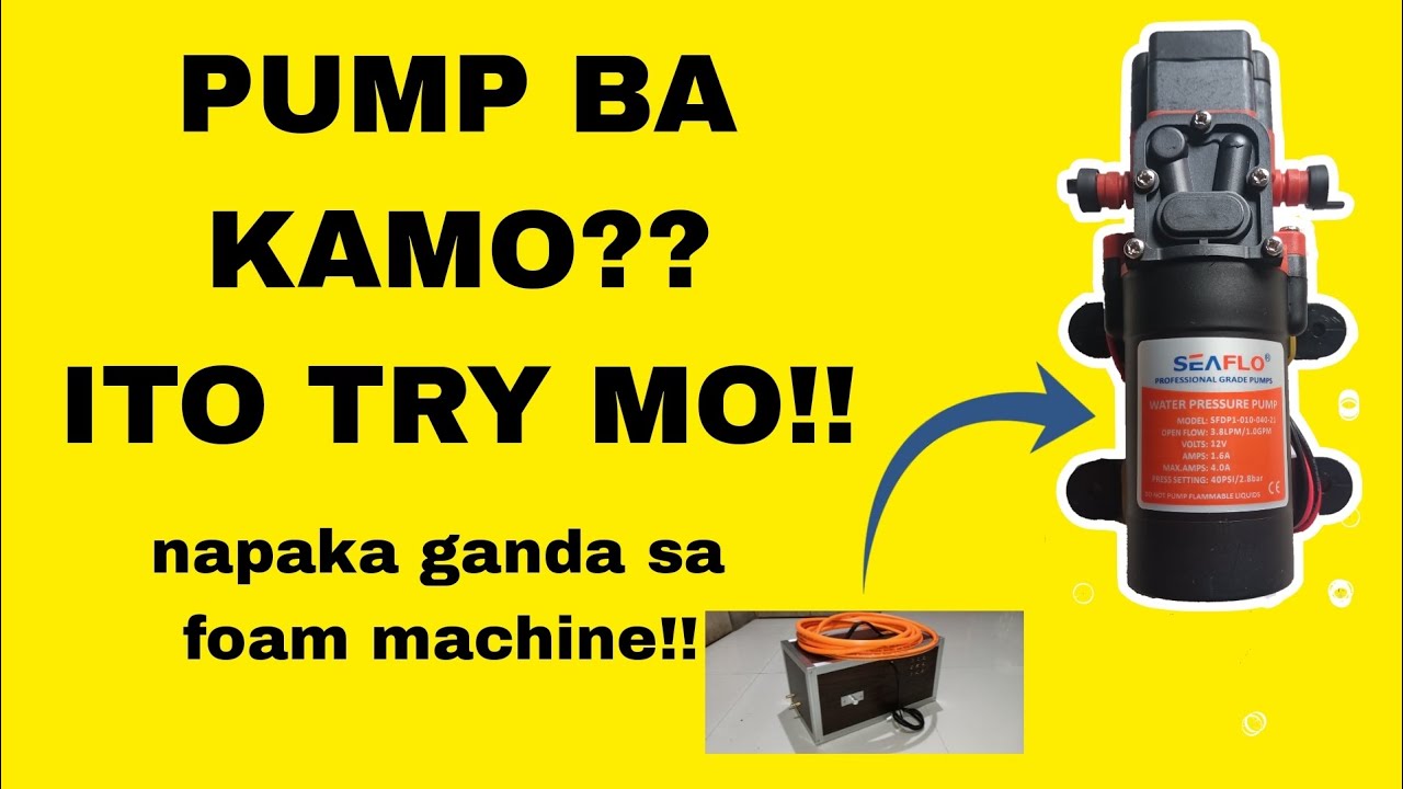 DIY foam machine pump @twinworks2174 - YouTube