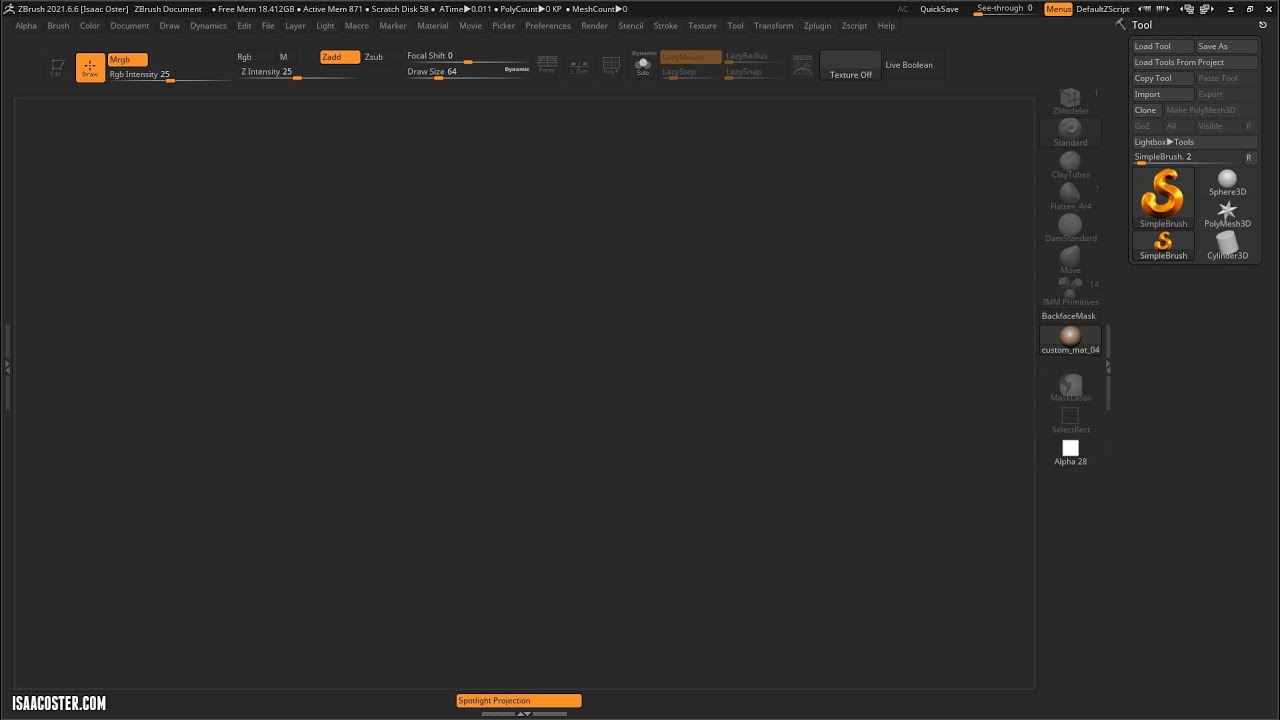 Introduction to Zbrush 01 - Resource Files and UI Setup - YouTube