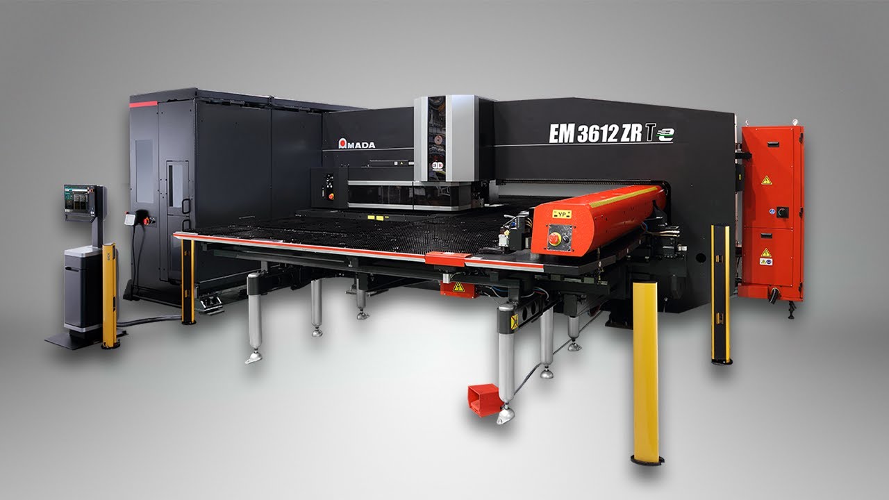 EM 3612 ZRTe Turret Punch Press - YouTube