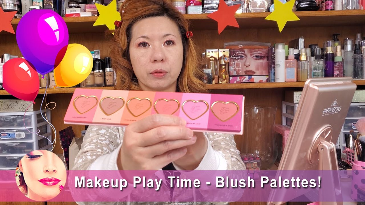 Makeup Play Time - Blush Palettes! - YouTube
