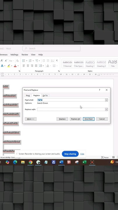 How to delete multiple Empty lines in word | how to remove a line in word that won't delete ...