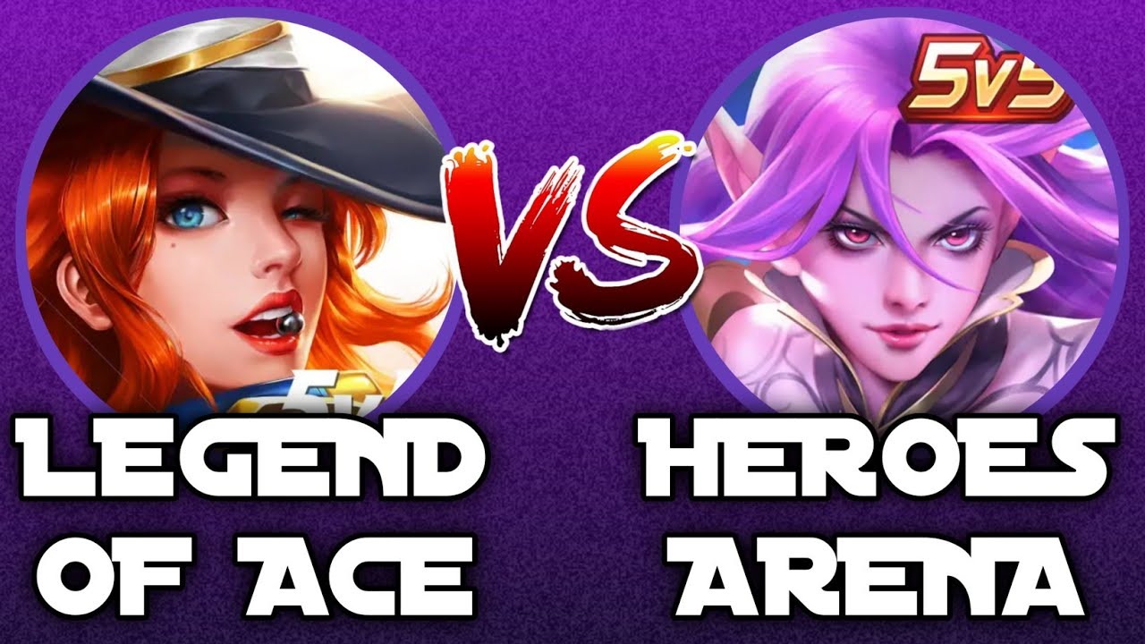 Legend Of Ace Vs Heroes Arena | Heroes | Stickers | Gameplay FHD ...