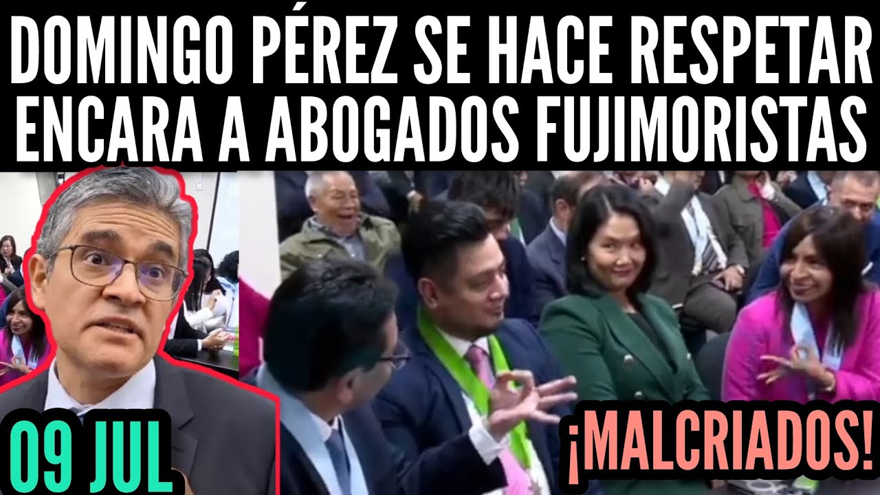 VERGÜENZA INTERNACIONAL: DOMINGO PEREZ ENCARA Y ENFRENTA A ABOGADOS DE ...