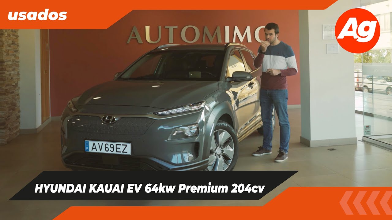 AutoGear - Carros Usados by Pisca Pisca - Hyundai Kauai EV 64kw Premium 204cv - YouTube