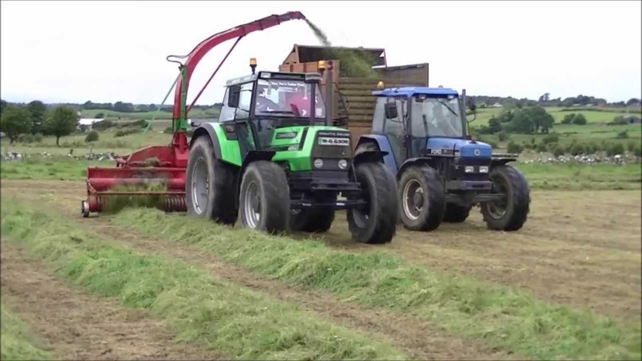 Old School Silage Deutz Commander in Galway - YouTube