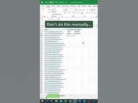 Excel Tips and tricks | how to use flash fill function in Excel Tech learn #shorts - YouTube
