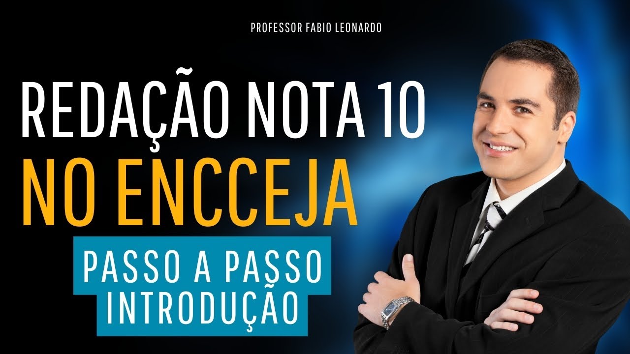 Redação nota 10 - Encceja 2025 - Inscrições! - YouTube