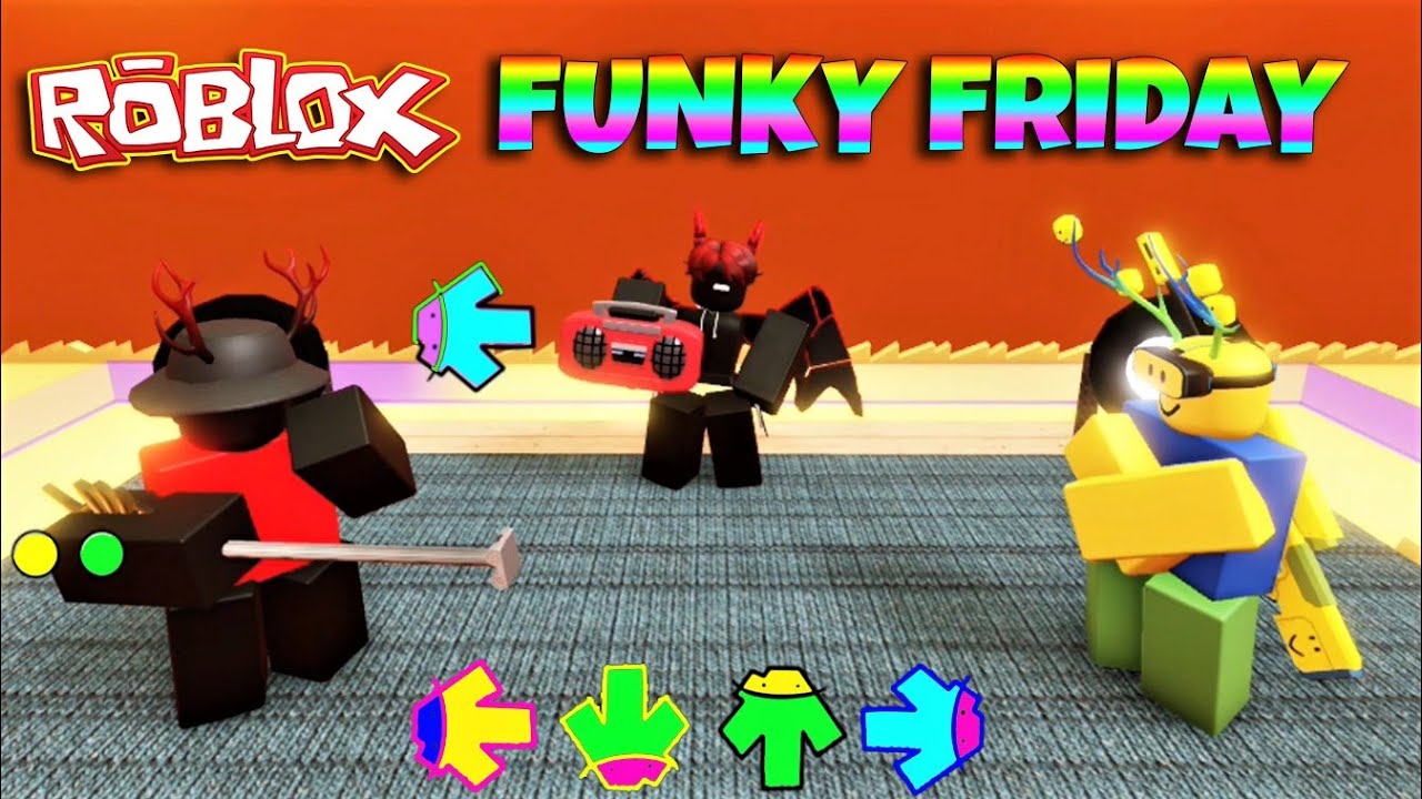 ROBLOX Funky Friday - playing with youtubers - YouTube