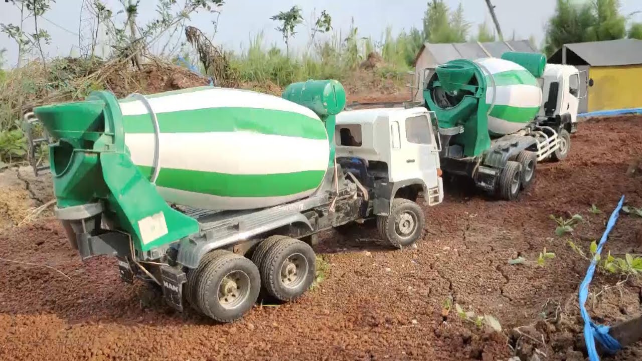 MOBIL TRUK MOLEN COR MIXER ISUZU GIGA DAN MINIATUR HINO 500 NGECOR ...