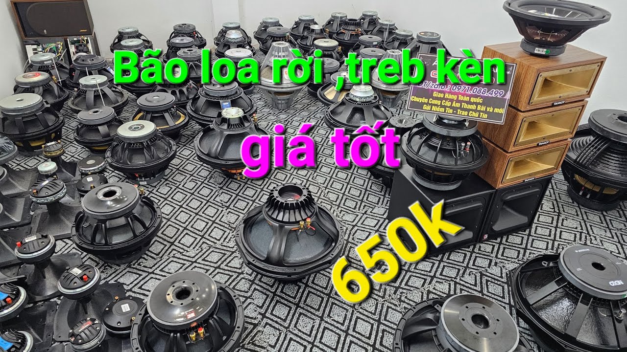 Báo giá các mẫu loa rời,treb kèn giá tốt nhất 2024.chỉ từ 650k..LH zalo ...