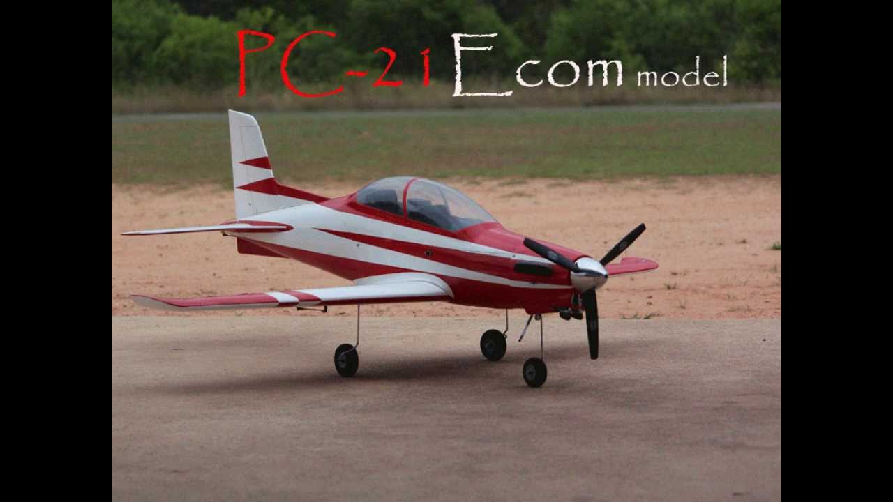 RC. pc-21 Ecom model - YouTube