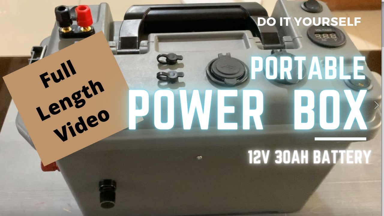 Full Video - DIY Portable Power Box using Ammo Plastic Box powered by ...