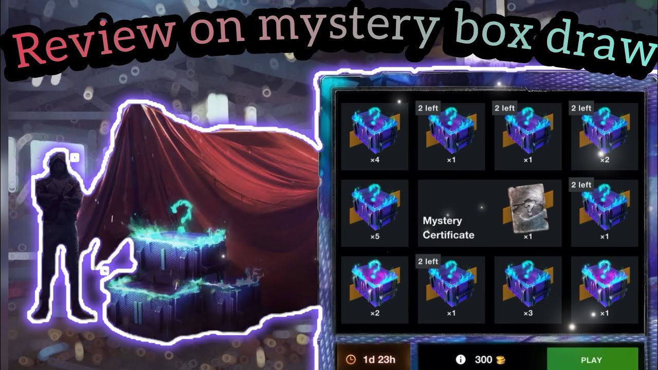 Review on mystery box draw - YouTube