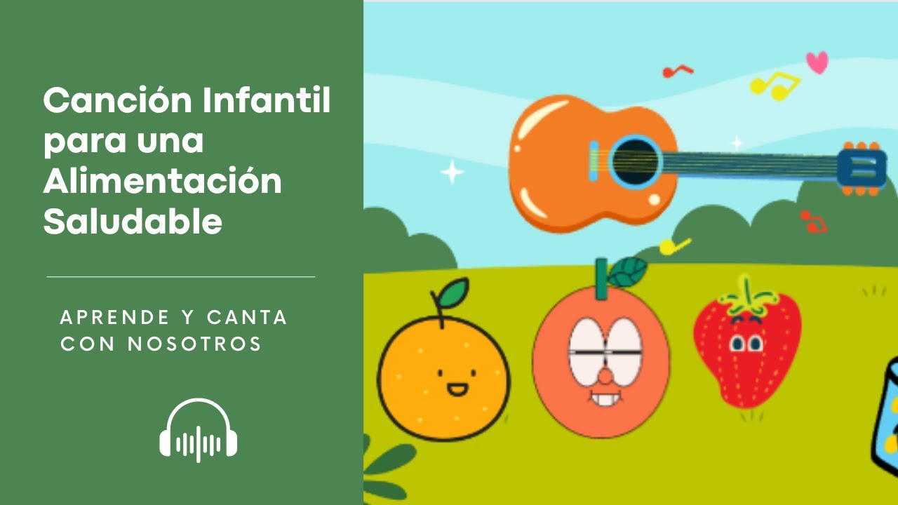 ¡Frutas Divertidas! 🍎🍌 Canción Infantil para una Alimentación Saludable ...