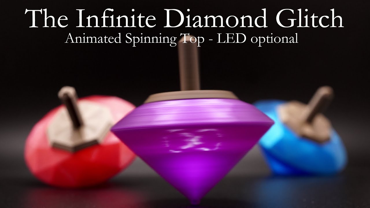 The Infinite Diamond Glitch - Animated Spinning Top - YouTube