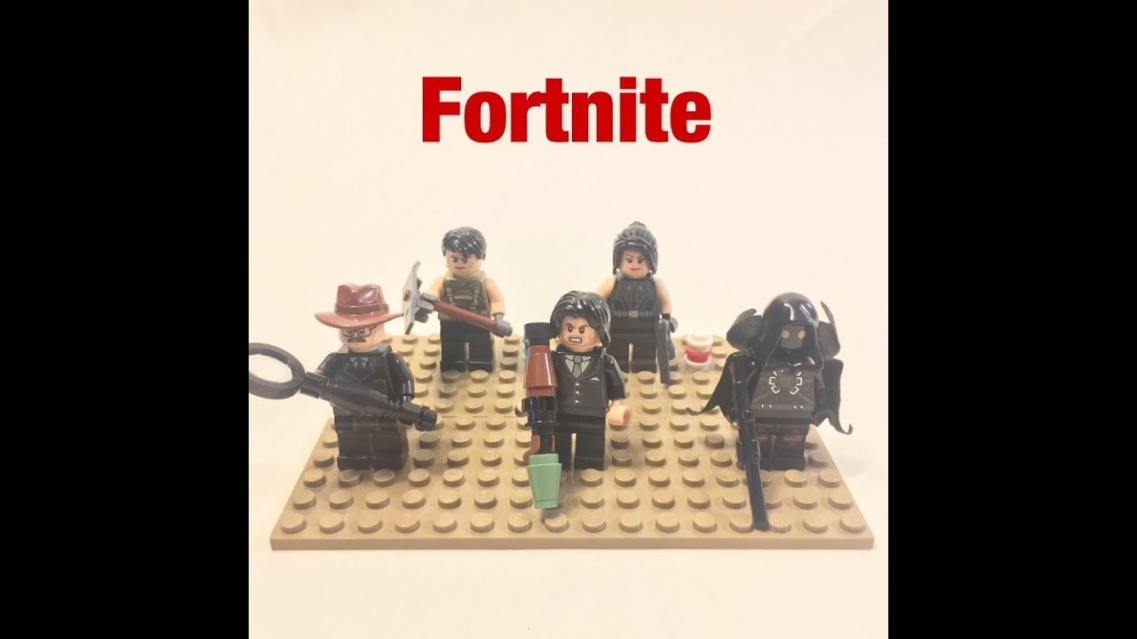 Lego Custom Fortnite Minifigures - YouTube