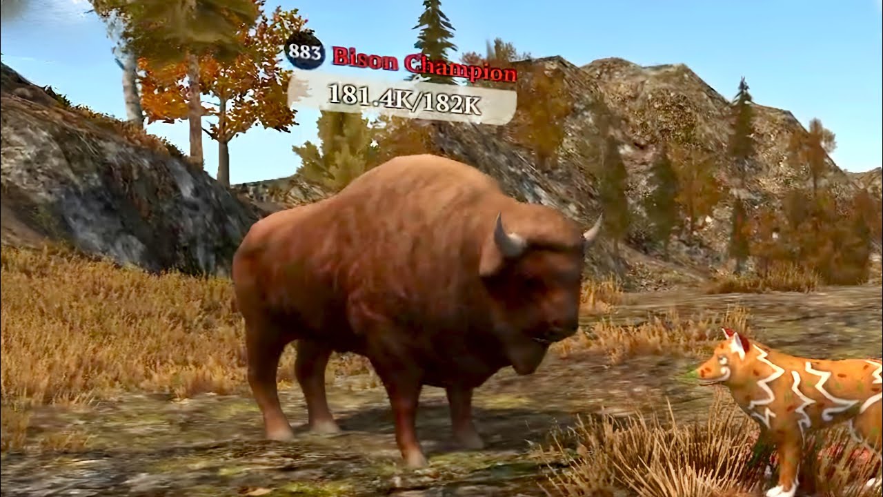 The Wolf - Huge Bison Champion In Featured Dark Forest 🏆 - YouTube