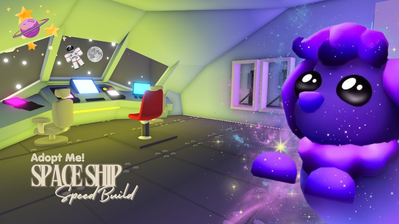 Epic Spaceship Cockpit Speed Build in Adopt Me! 🚀 - YouTube