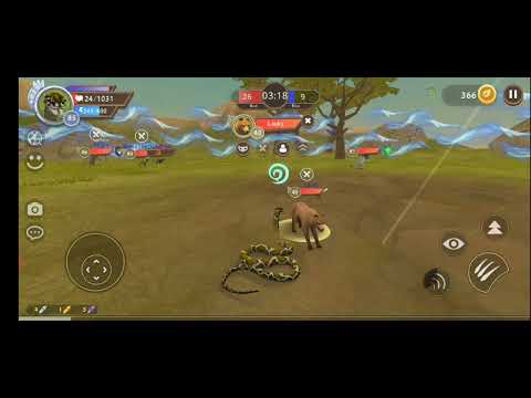 Wildcraft snake killing animals in pvpteam fight - YouTube