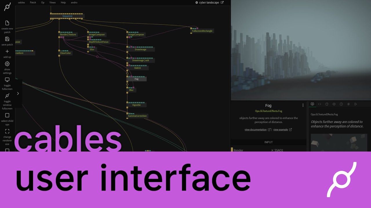 cables user interface - YouTube