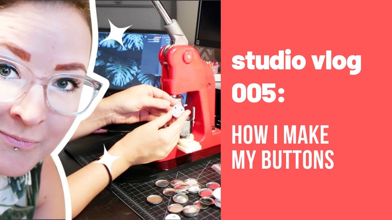 How I Make my Buttons with my Button Maker Machine - YouTube
