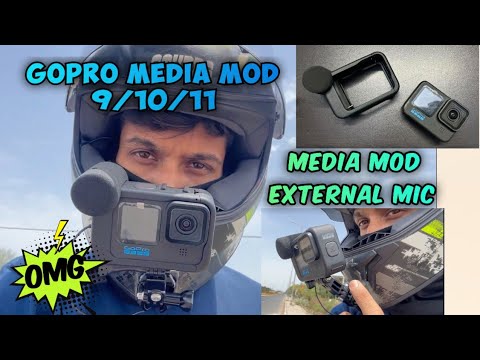GoPro HERO 11 Media Mod, External Mic Test 😮 #gopro #motovlog - YouTube