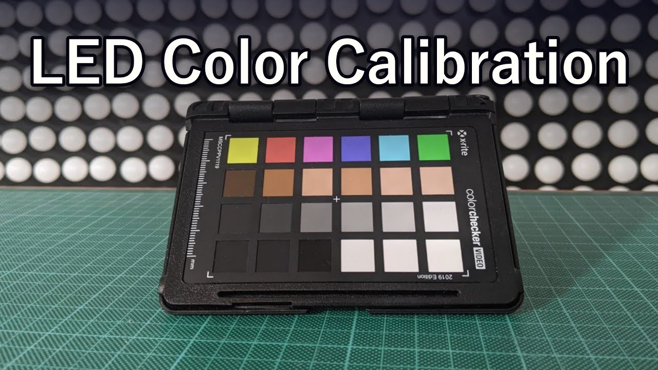 Live: Color Calibration for LEDs - YouTube