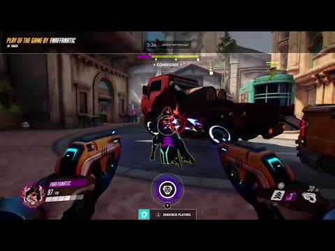 Overwatch melee play of the Game (POTG) - YouTube