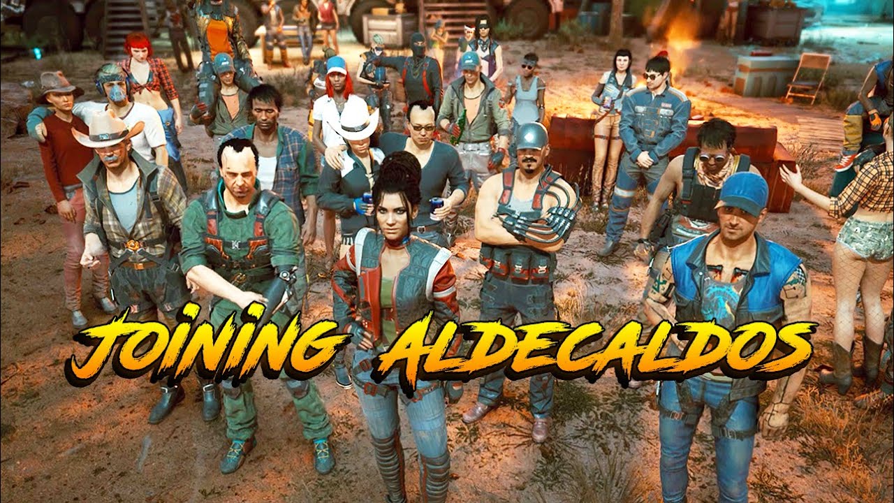 Cyberpunk 2077: We Gotta Live Together (Joining Aldecaldos) - YouTube