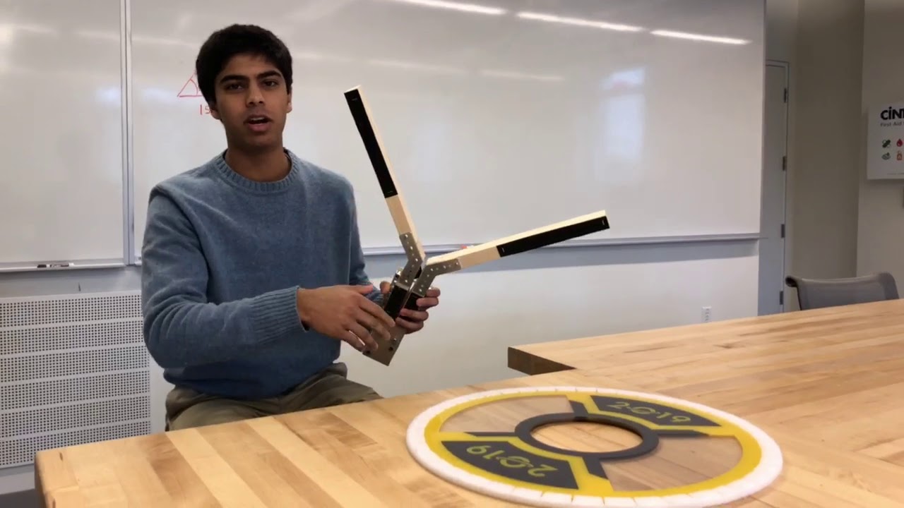 FRC 2019 Hatch Panel Intake Prototype - YouTube