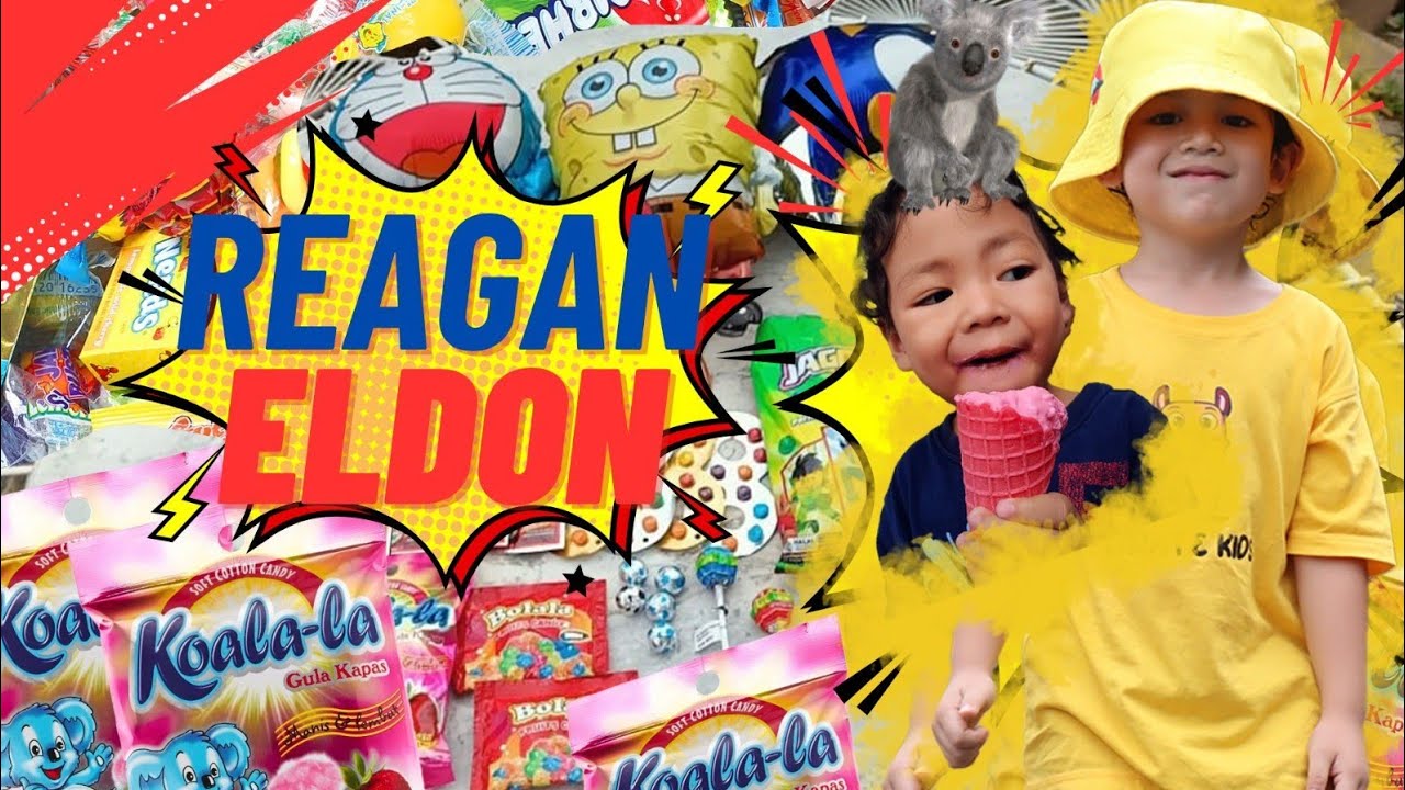 Hunting Jajanan Permen Ada Balon Karakter dan Gula-gula Kapas Koala # ...