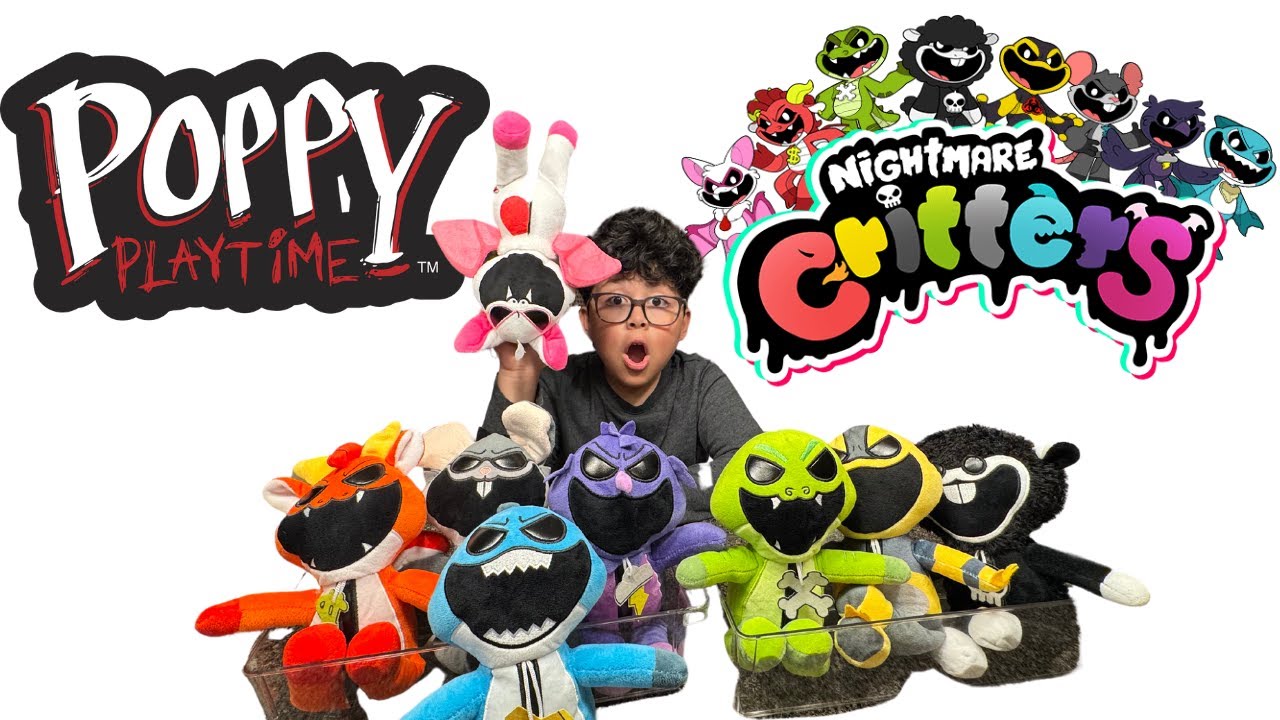 POPPY PLAYTIME Nightmare Critters Plushies - YouTube