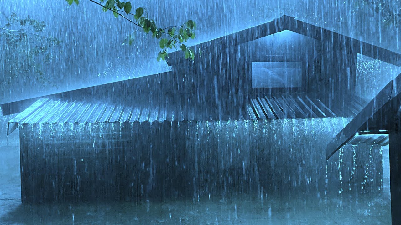 Defeat Stress to Sleep Instantly with Torrential Rain & Terrible ...