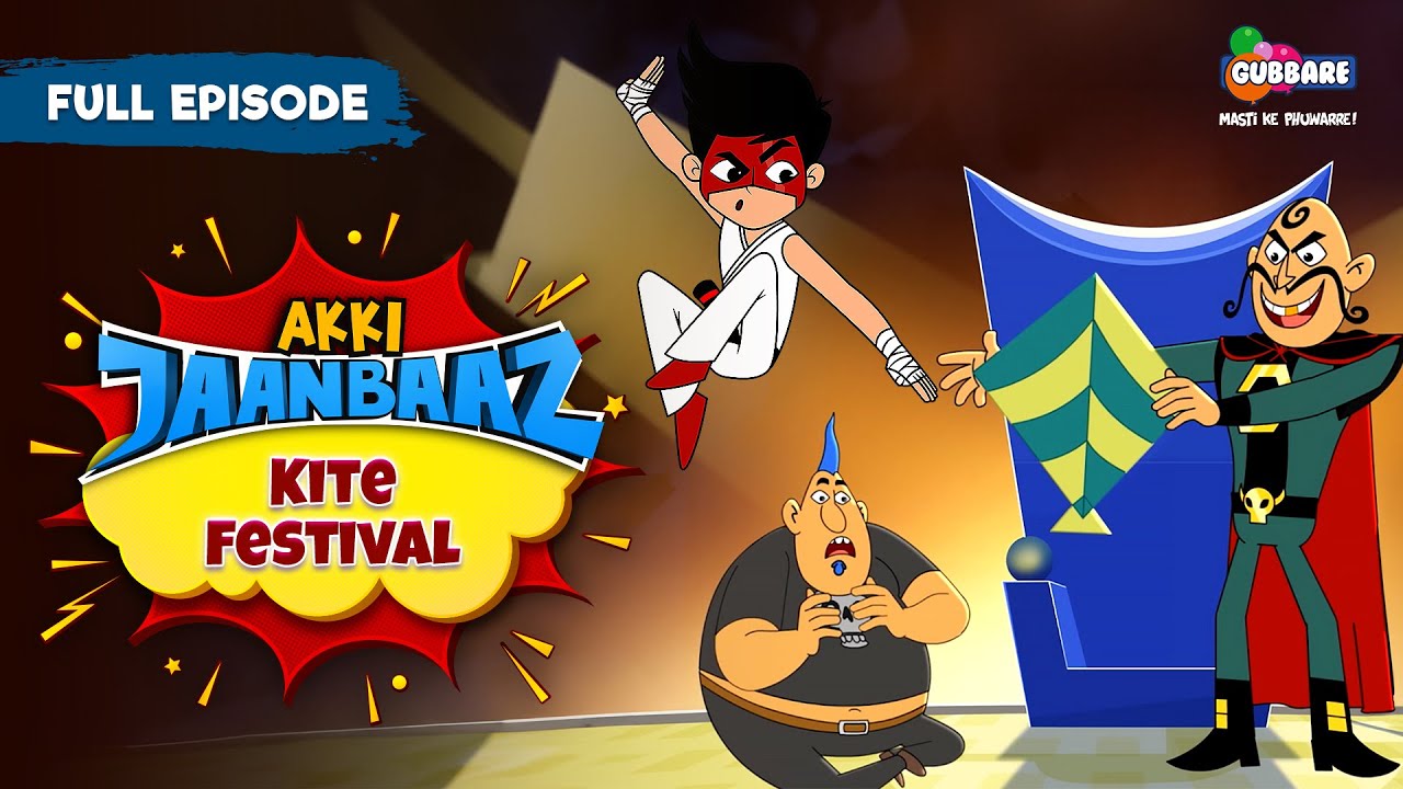 Akki Jaanbaaz - Full Episode | Kite Festival | Hindi Cartoon For Kids ...