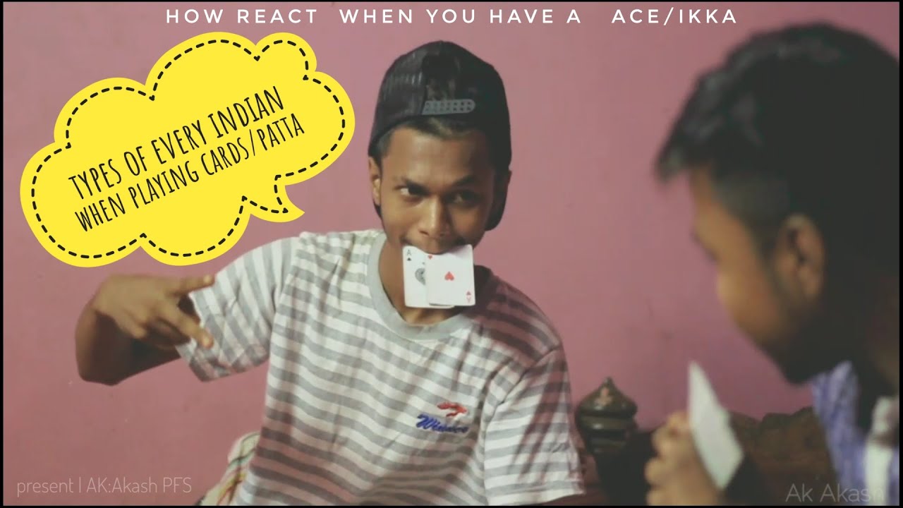 Types of every Indian playing patta - YouTube