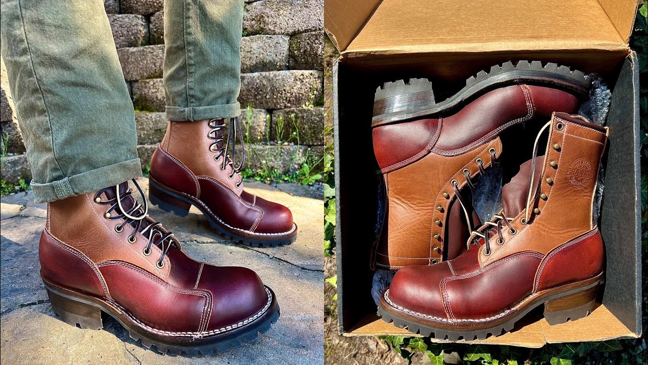 Frank’s HYBRID HIGHLANDER Boots in Wickett & Craig Chestnut LATIGO ...