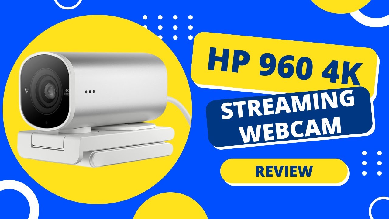 HP 960 4K Webcam Review: Is it the Best for Streaming? - YouTube