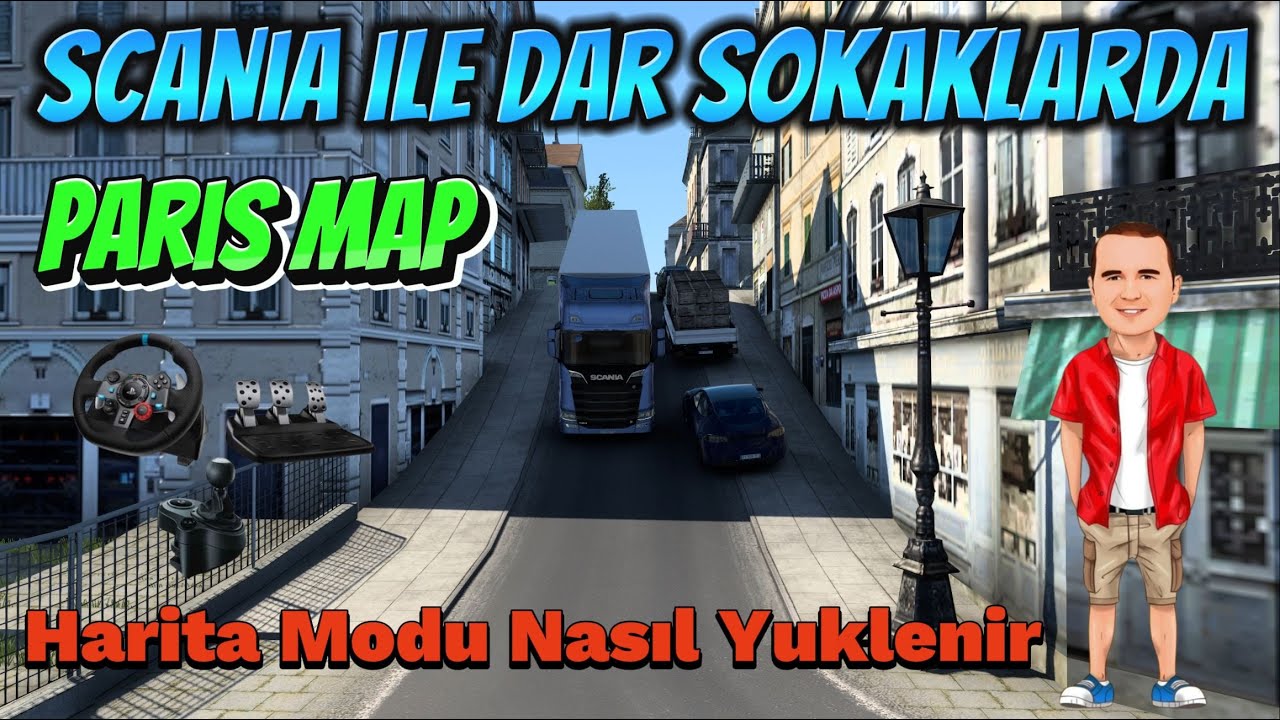 ETS 2 DE HARİTA MODU NASIL YUKLENİR DETAYLI ANLATIM -- #eurotrucksimulator2 #logitechg29 - YouTube