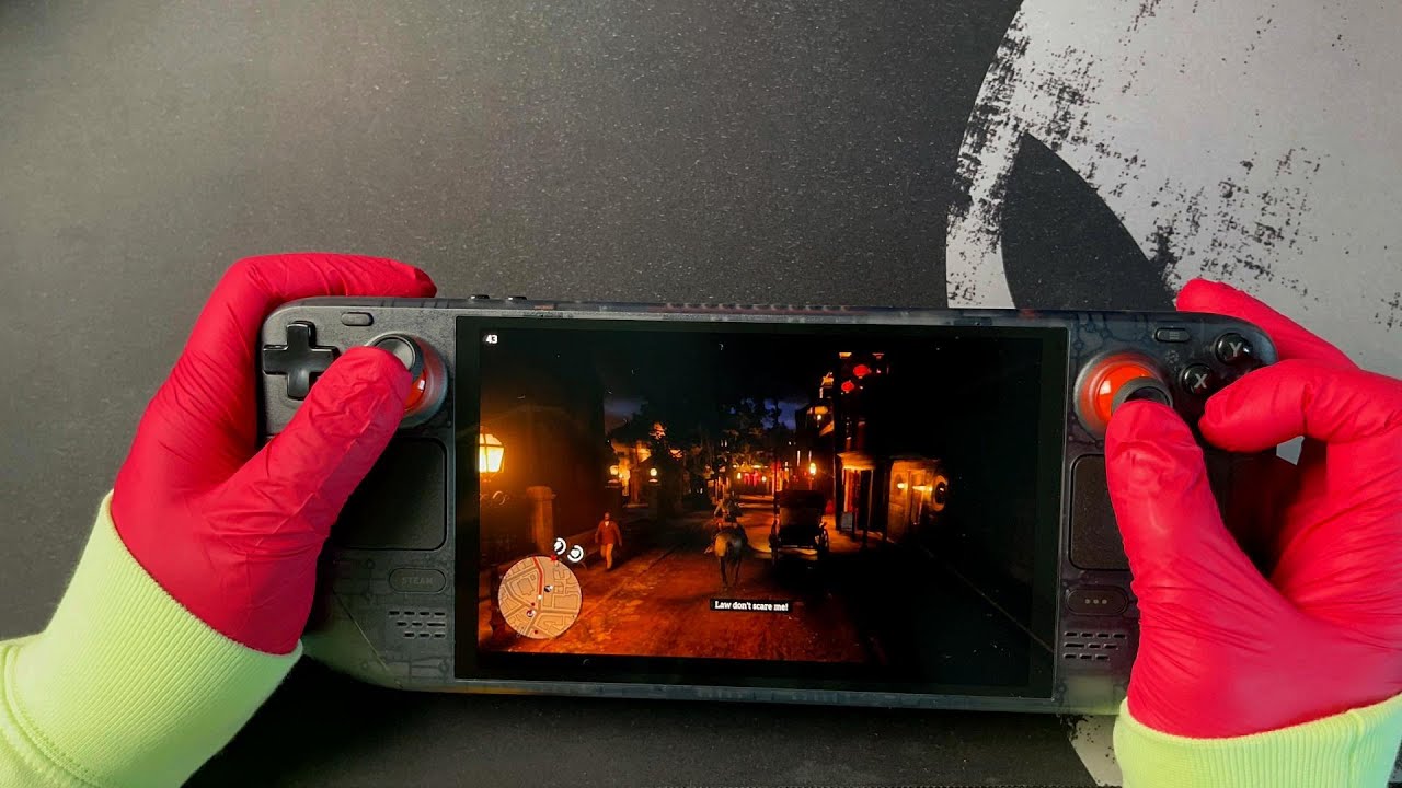 Steam Deck Oled RDR2 Gameplay (beautiful graphics) - YouTube