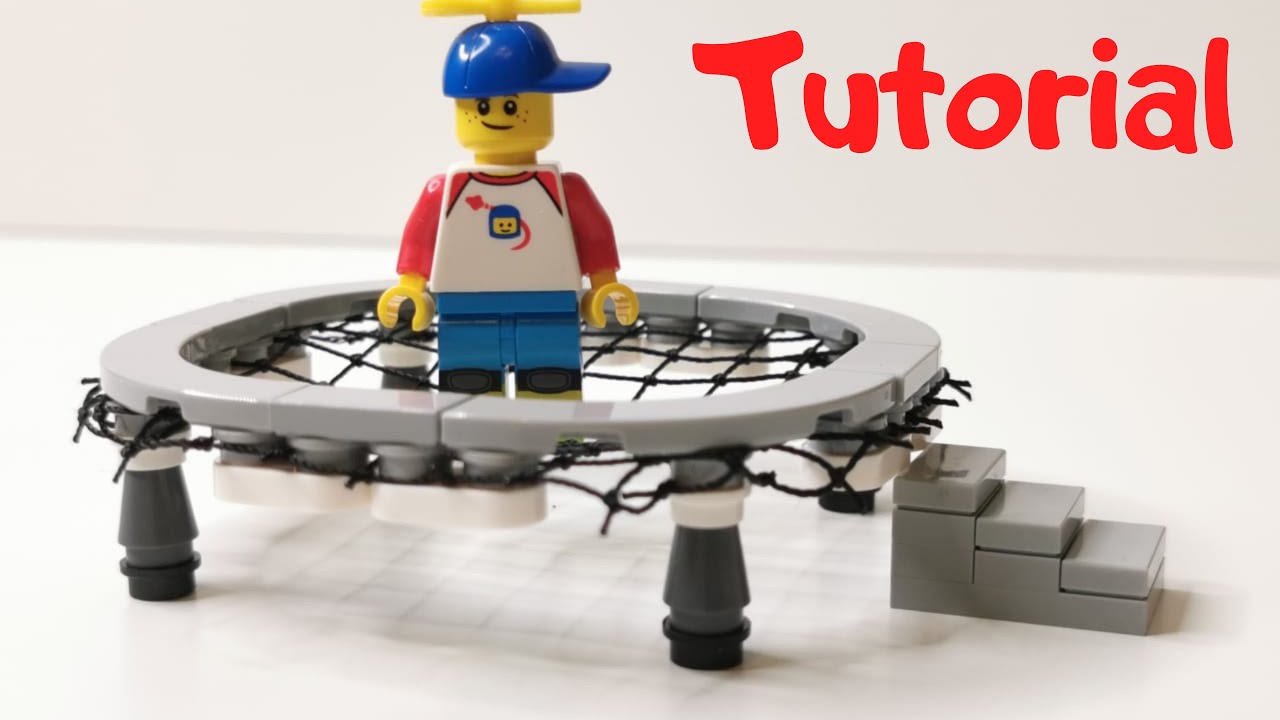 Как построить батут из LEGO Trampoline. (Tutorial) - YouTube