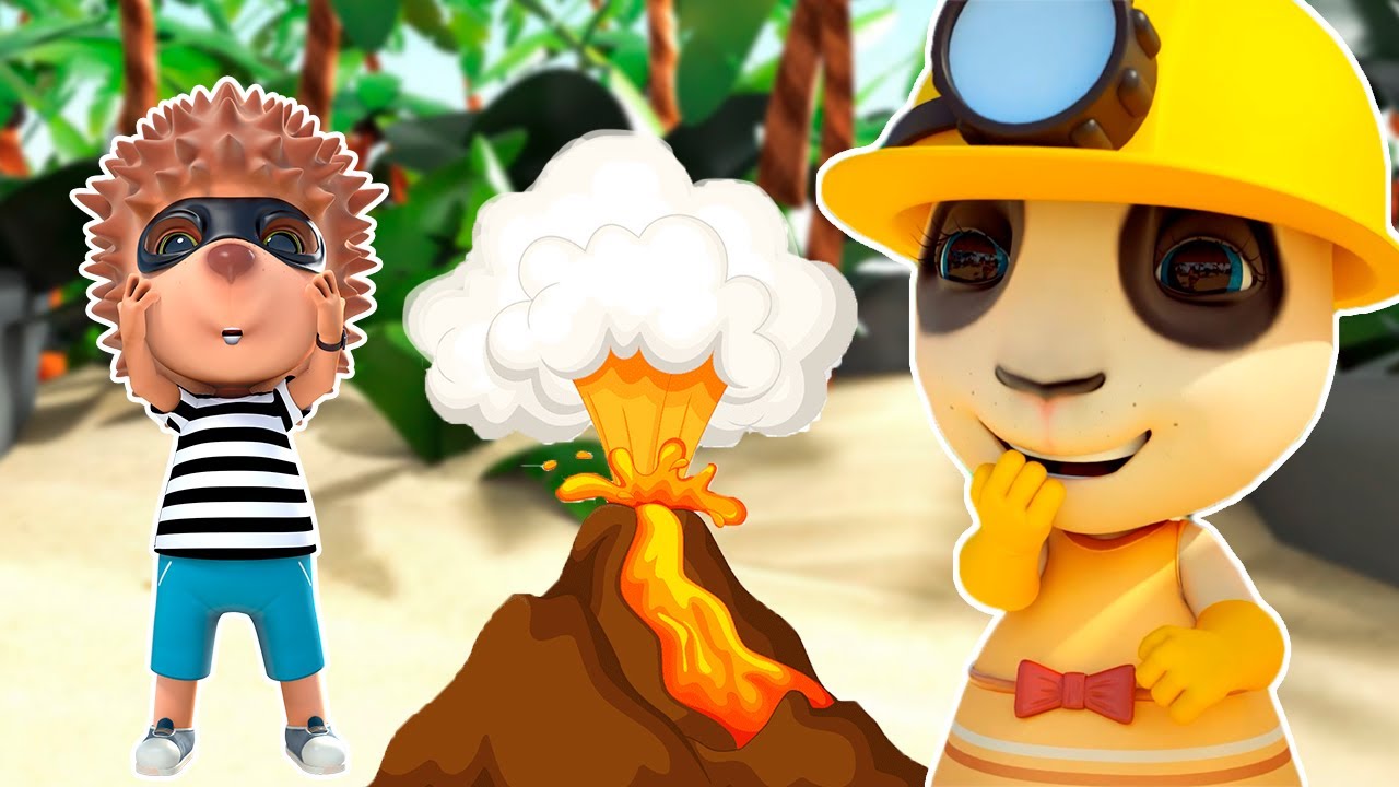 Volcano Eruption On The Beach🐒🌋🌴 Chemistry Cool Science🐒🌋🌴 Nursery ...