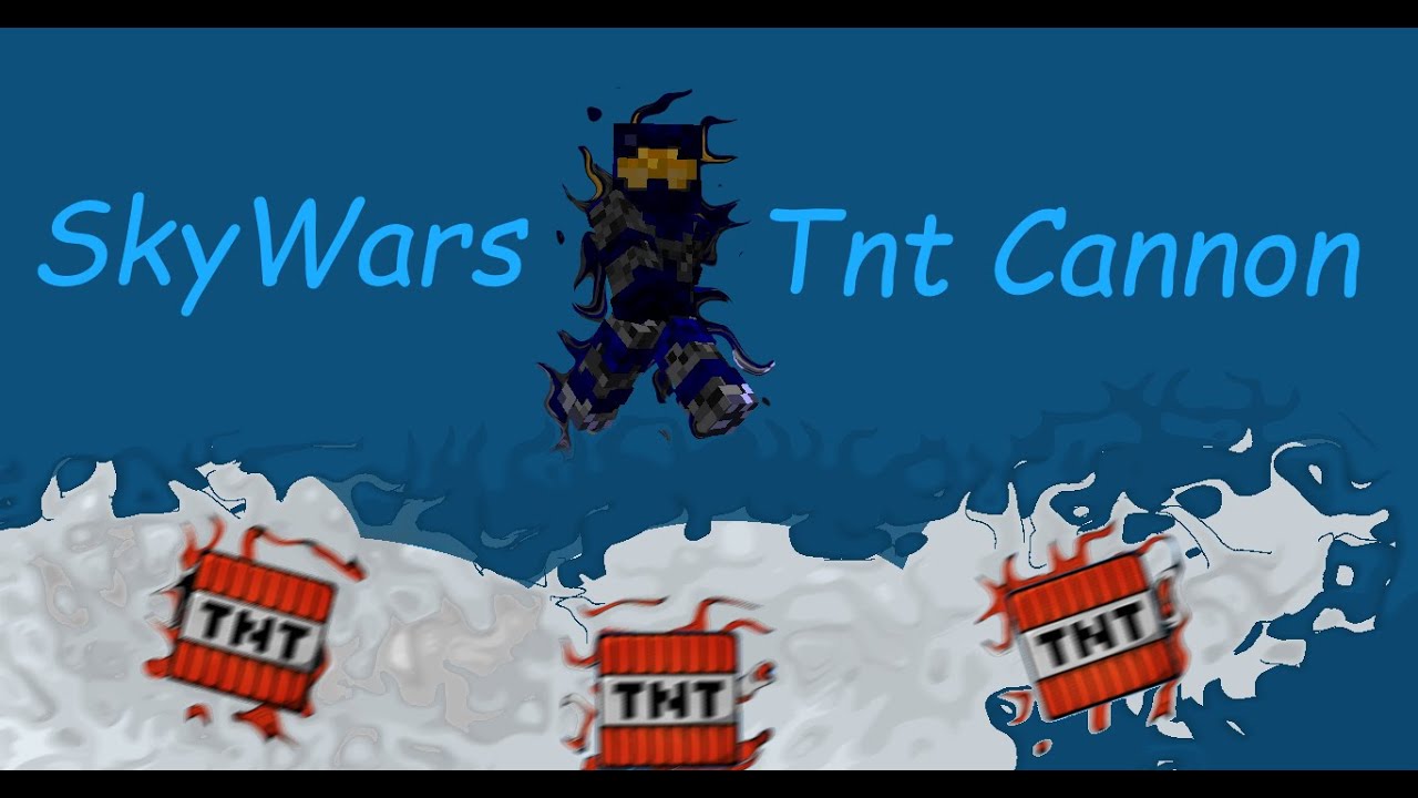 Minecraft SkyWars MLG Cannon - YouTube