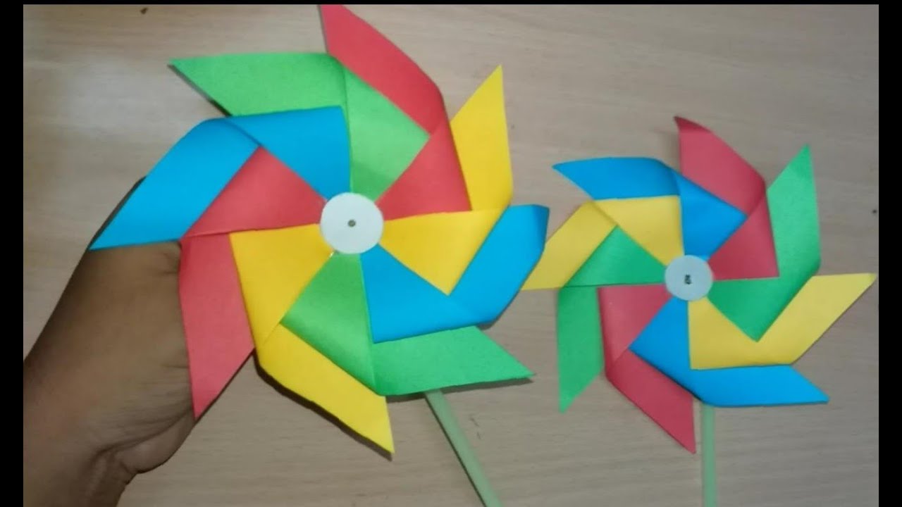 paperfan/ paperwindmillfan - YouTube