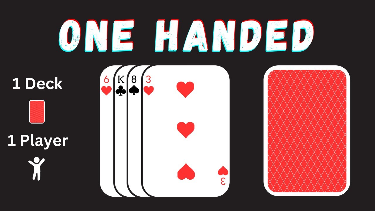 How to Play One Handed Solitaire - YouTube