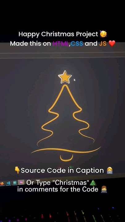 Christmas Tree using HTML and CSS. javascript christmas - YouTube